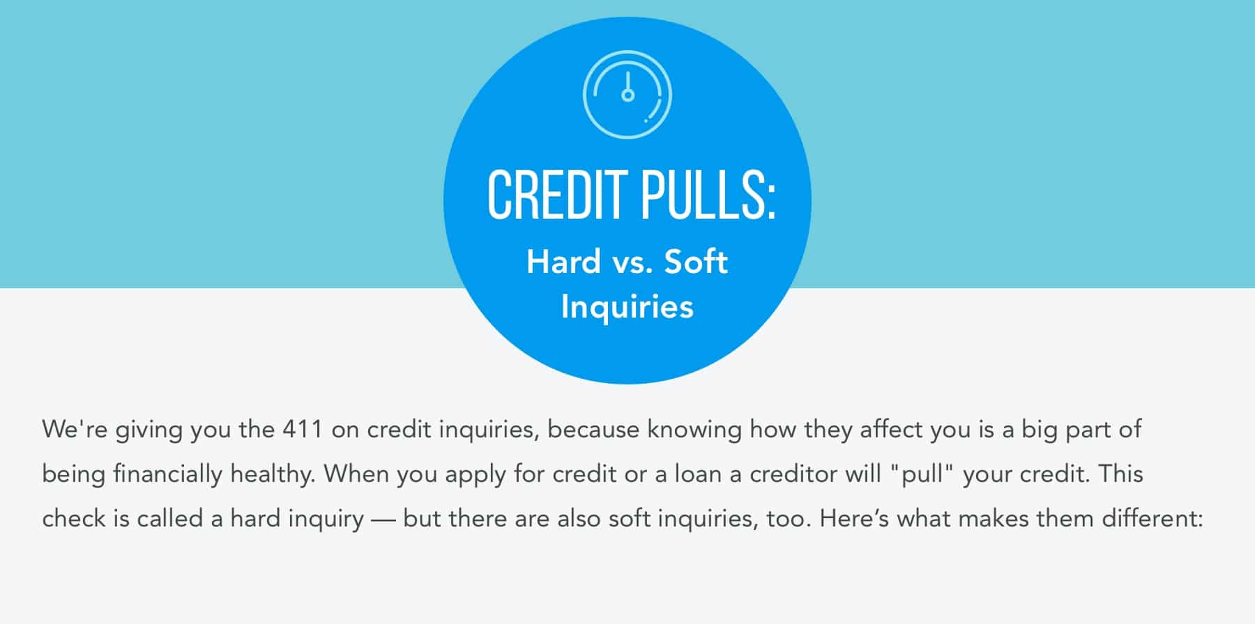 Credit Pulls: Hard vs. Soft Inquiries | SavvyMoney Education Credit Pulls: Hard vs. Soft Inquiries | SavvyMoney Education